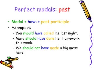 Materials about Modals.ppt