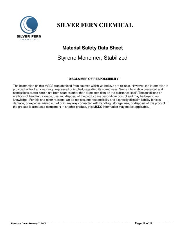 Styrene Monomer Sds , SAFETY DATA SHEET – LFPT