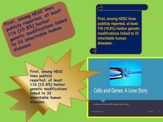 Human Embryonic Stem cell lines | PPTX