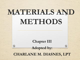 Materials and methods | PDF