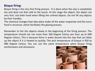 Materials and methods of ceramics pottery | PPTX