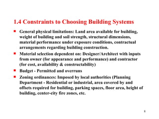 Materials and methods of construction | PPT