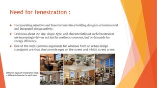 Fenestration | PPTX