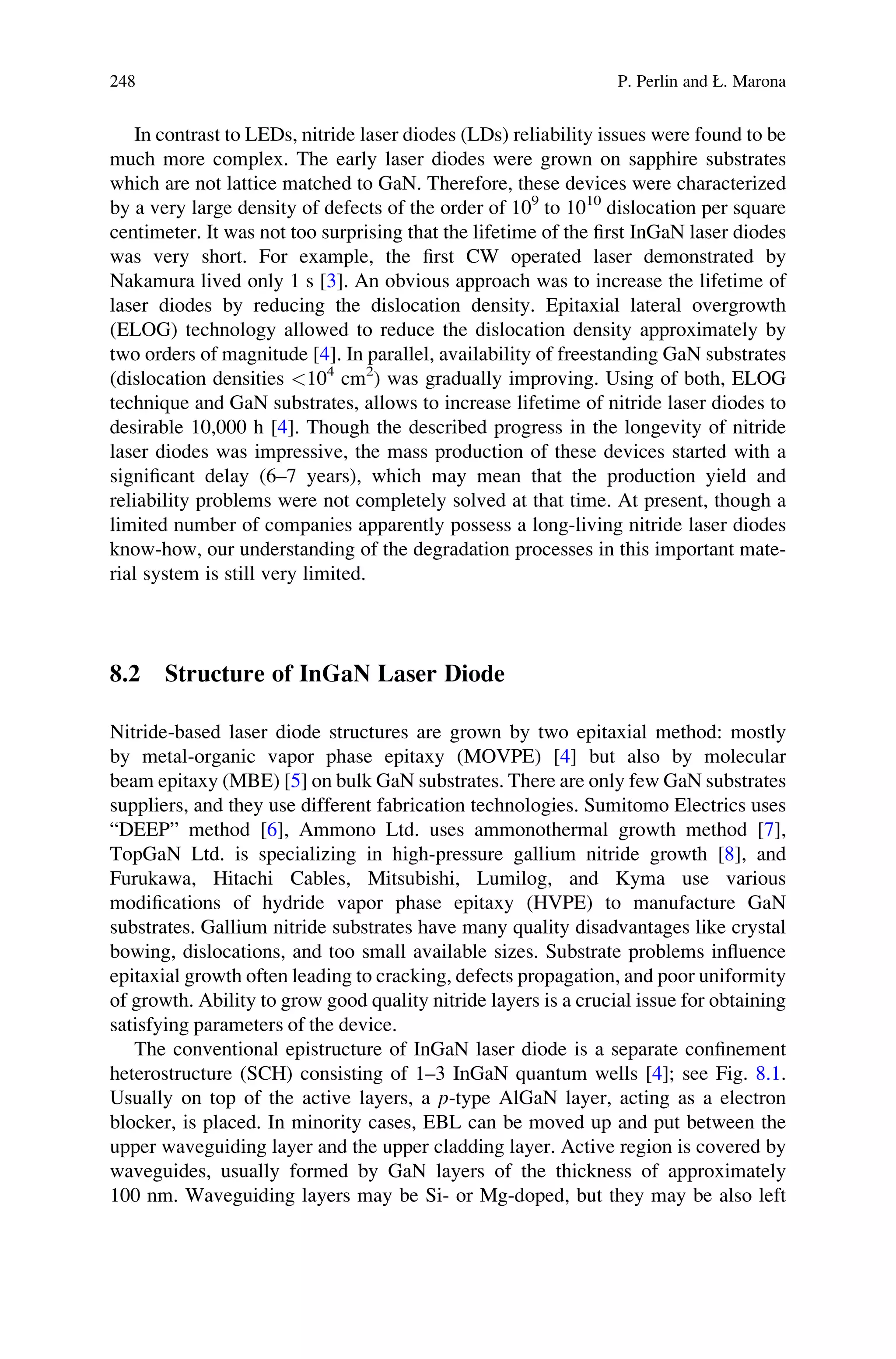 Materials and reliability handbook for semiconductor optical and electron devices | PDF