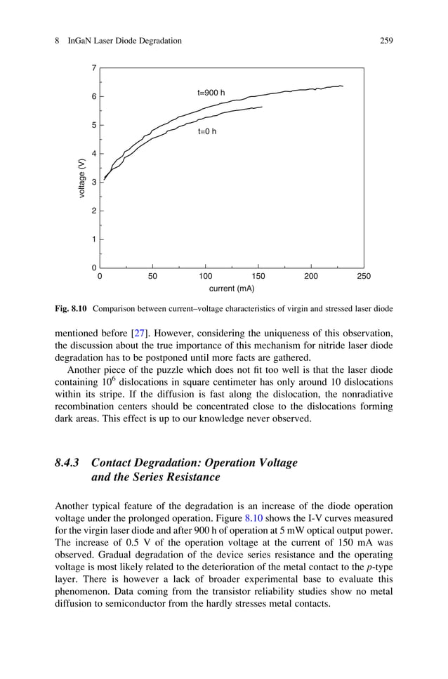 Materials and reliability handbook for semiconductor optical and ...