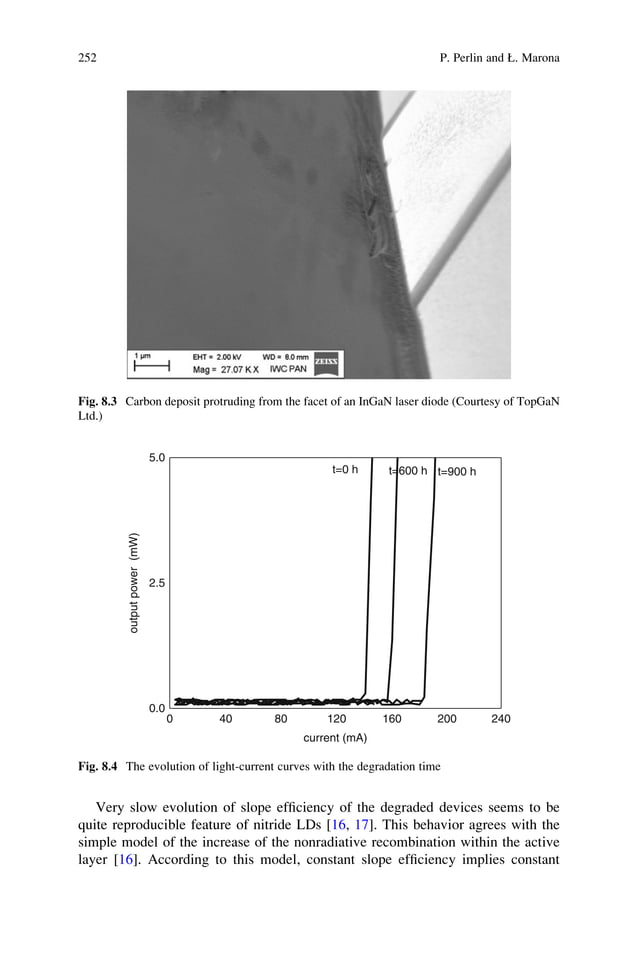 Materials and reliability handbook for semiconductor optical and ...