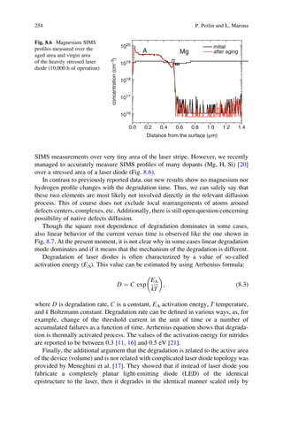 Materials and reliability handbook for semiconductor optical and ...