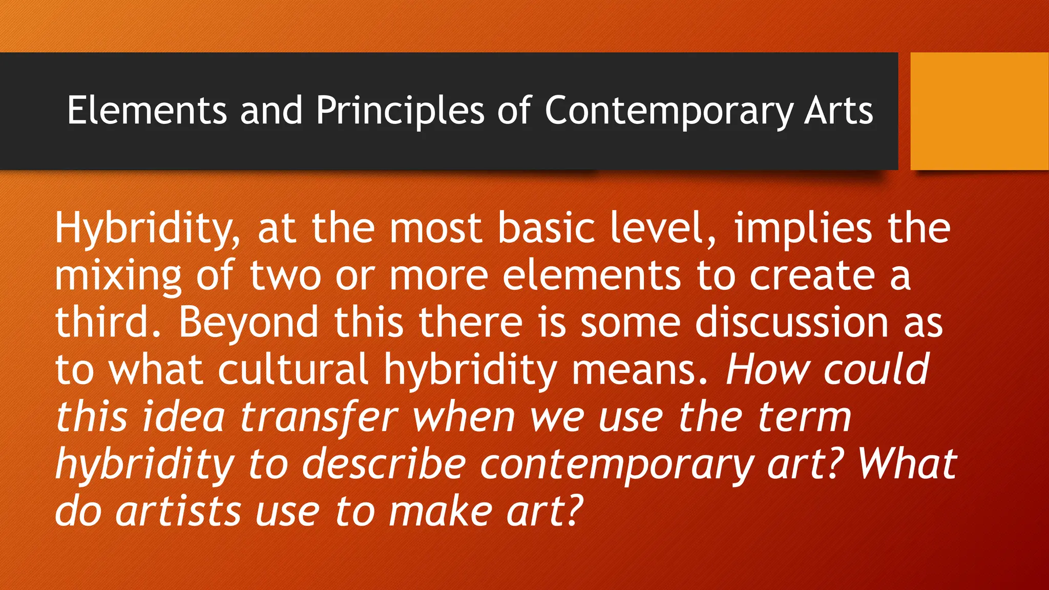 Materials and Techniques of Contemporary Arts Powerpoint.pptx