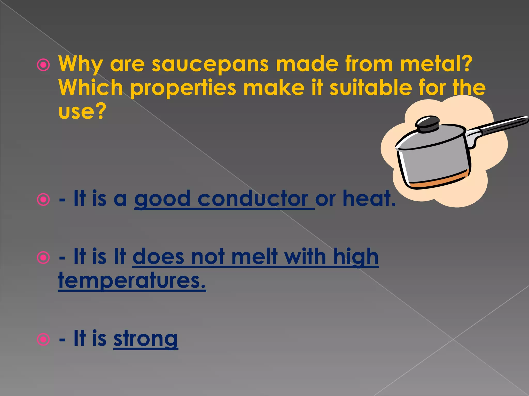 Materials and their properties presentation | PPTX