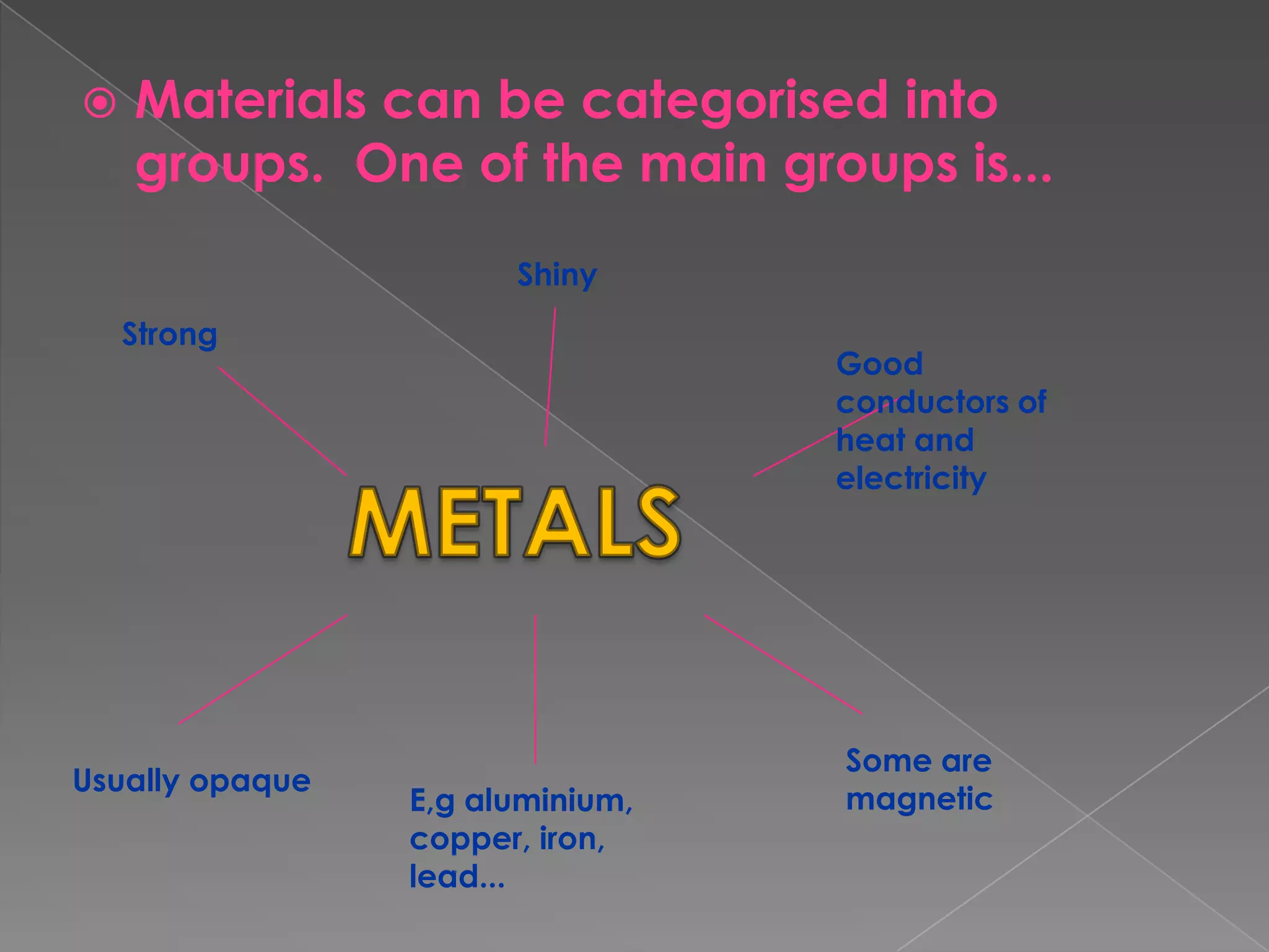 Materials and their properties presentation | PPTX