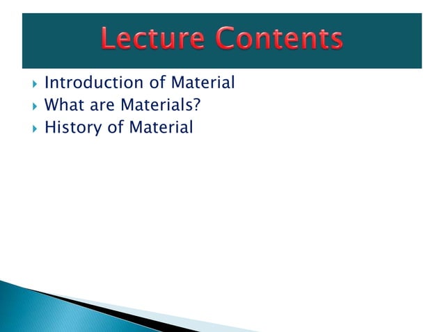 Material science and Metallurgy Lecture 1.pptx | Geology | Science