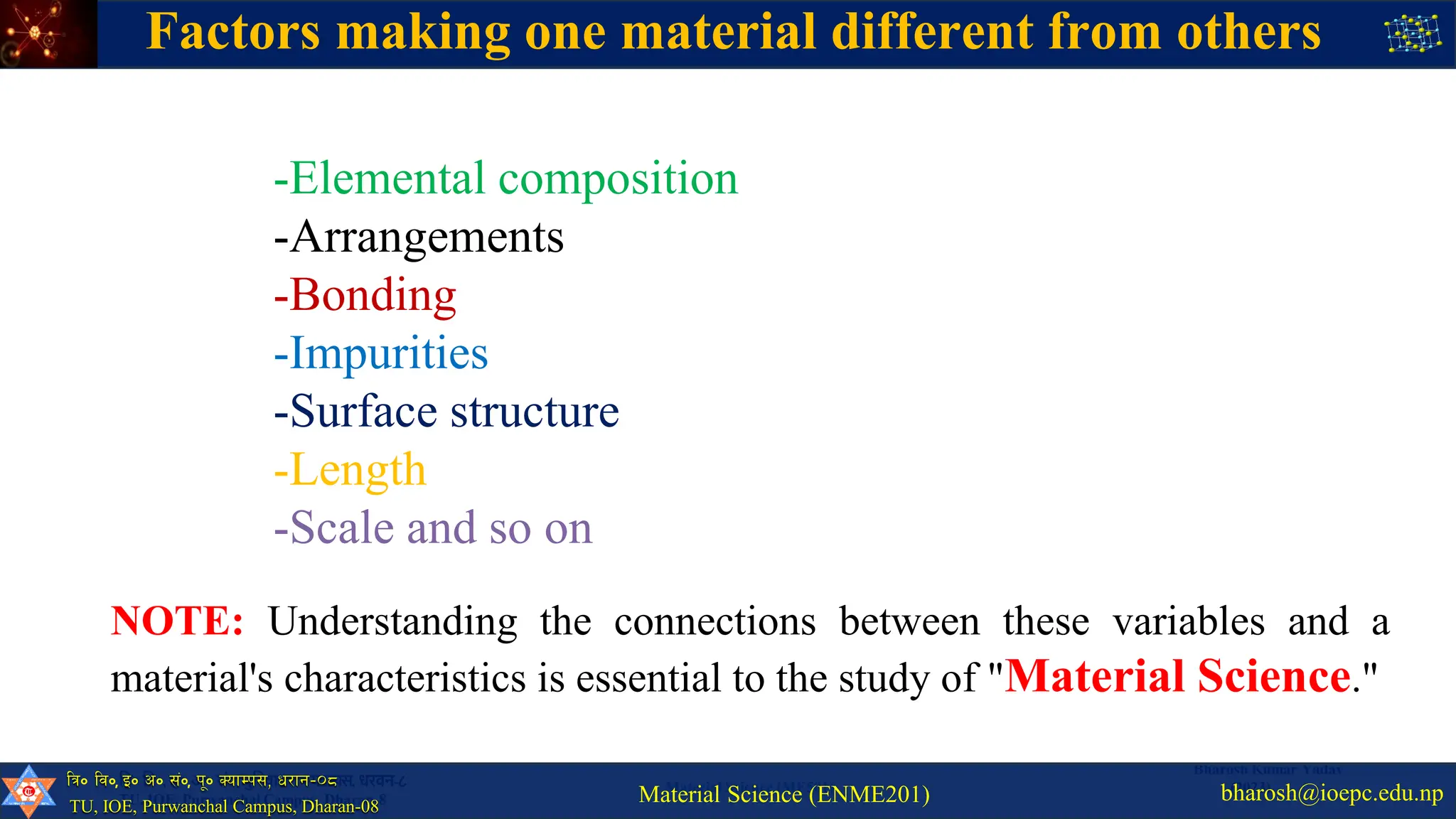 Material Science_Chapter One.pdf by bky sir | PDF