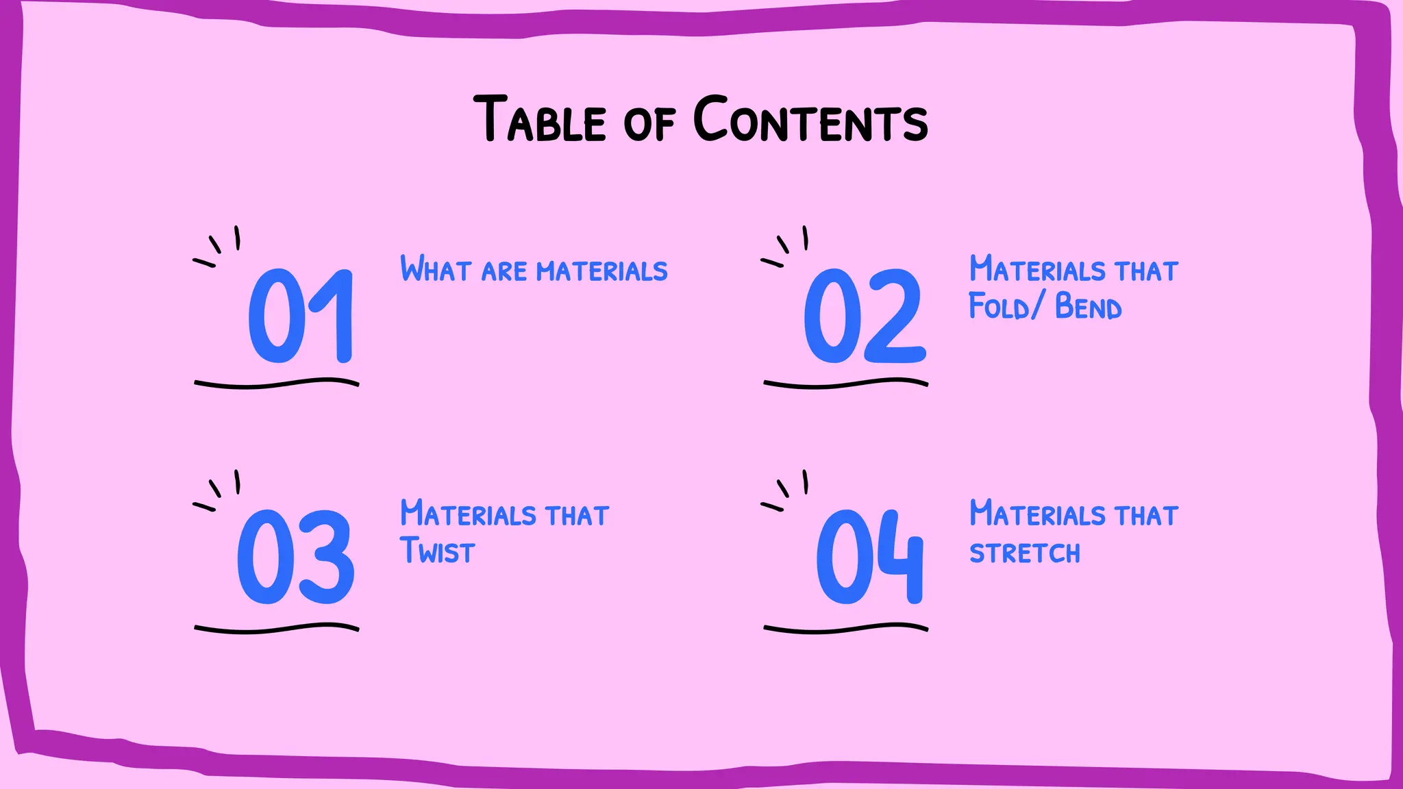 Material science Things that bend, twist and strech | PPT