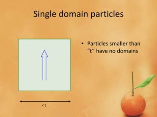 Material sciences introduction to magnetism | PPTX
