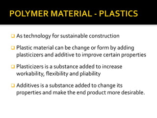 Material science technology plastics | PPT