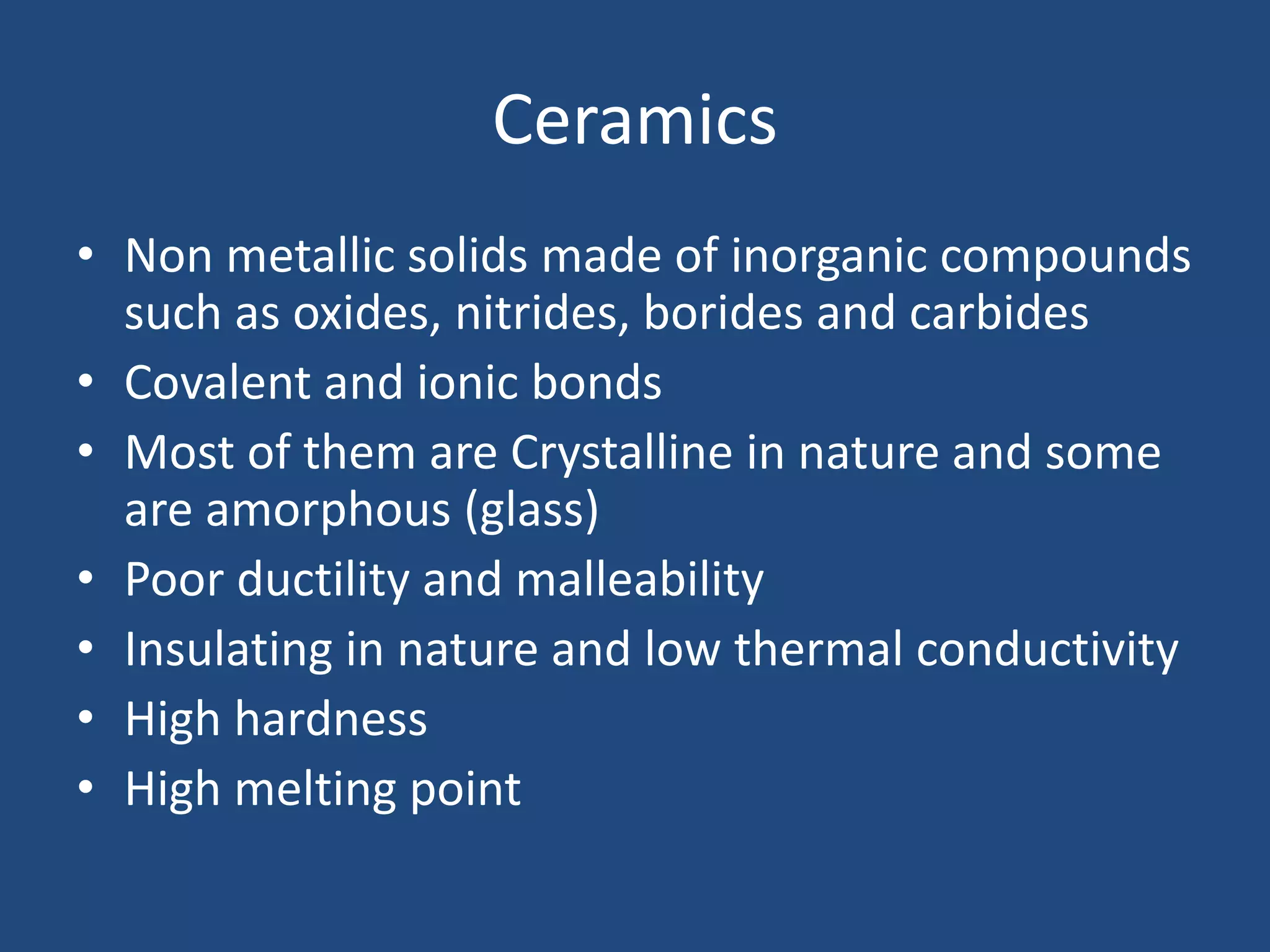 Materials classification and selection | PPTX