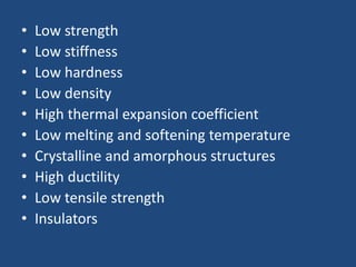 Materials classification and selection | PPTX