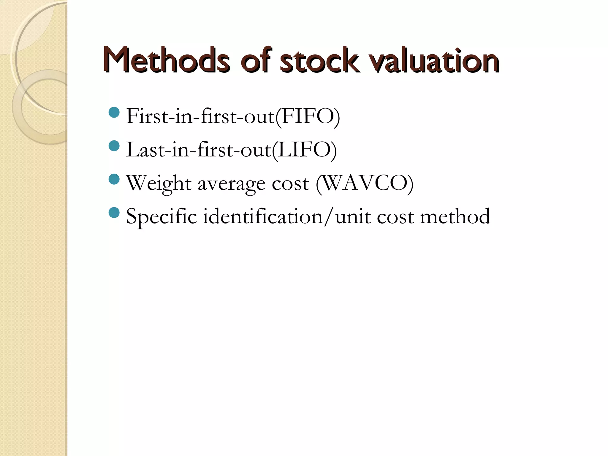 Materials cost accounting | PPT