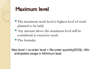 Materials cost accounting | PPT