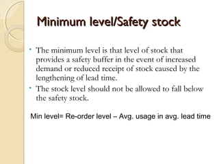 Materials cost accounting | PPT