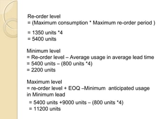 Materials cost accounting | PPT