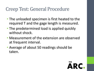 Materials creep | PPT