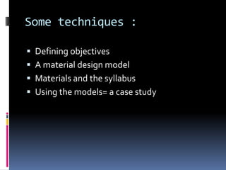 Materials design | PPTX