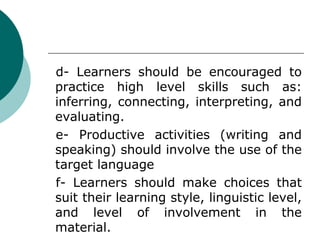 Materials development in language teaching | PPT