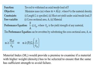 Material selection for manufacturing | PPTX