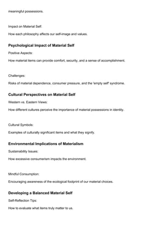 Material_Self_power point presentation documents | PDF