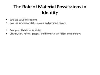 Material_Self_ By William James Power point presentation | PPTX
