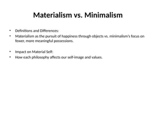 Material_Self_ By William James Power point presentation | PPTX