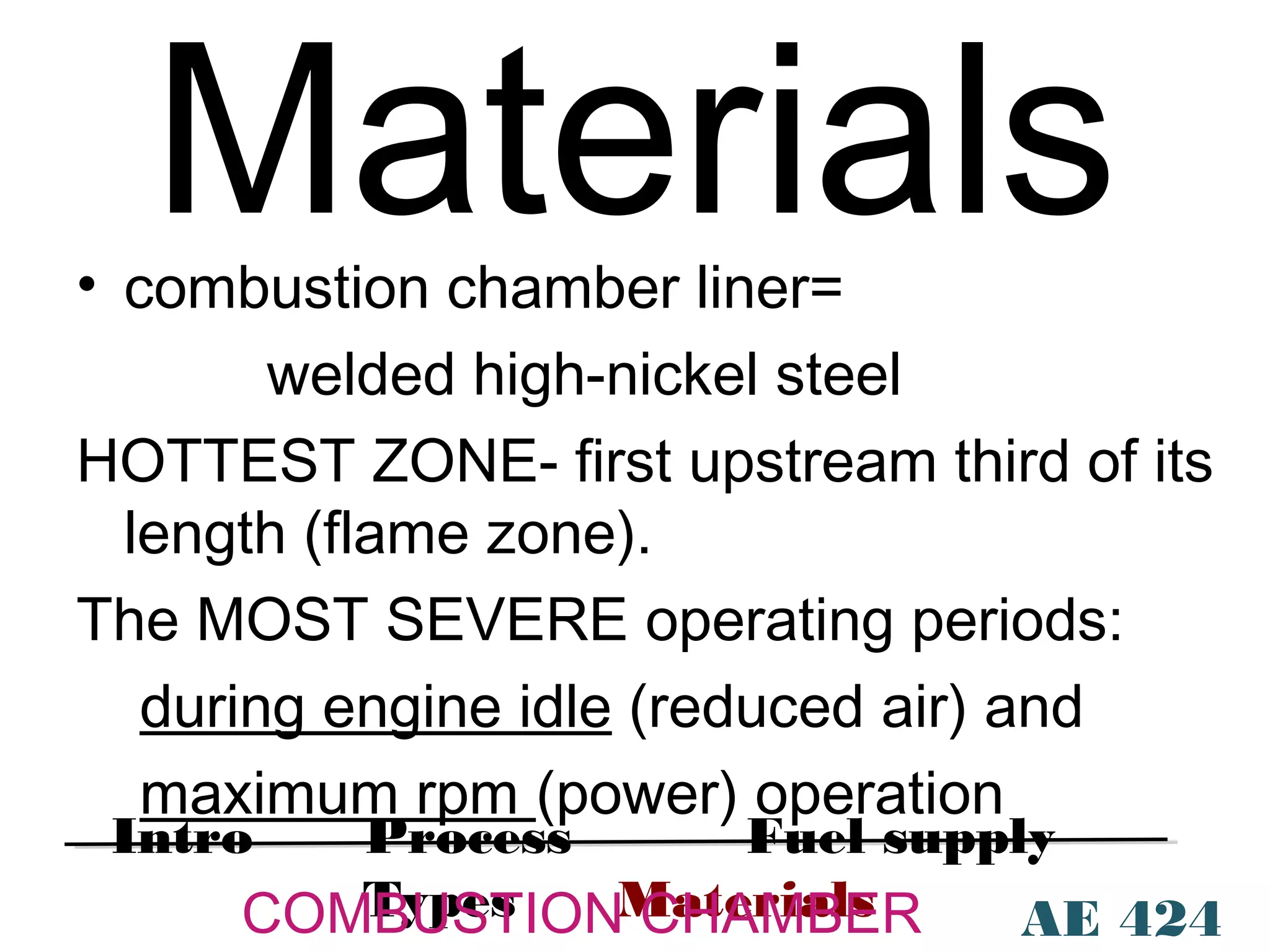Combustion Chamber 5/5 | PPT