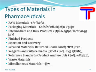 Materials & Equipments Slidesused inn pharmaceutical.ppt