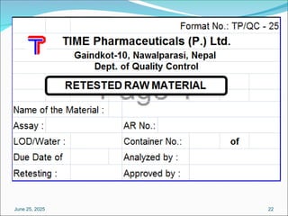 Materials & Equipments Slidesused inn pharmaceutical.ppt