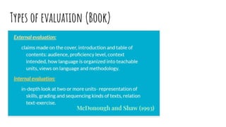 Materials evaluation | PPTX