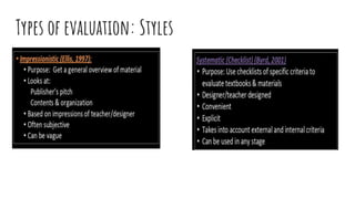 Materials evaluation | PPTX
