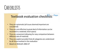 Materials evaluation | PPTX