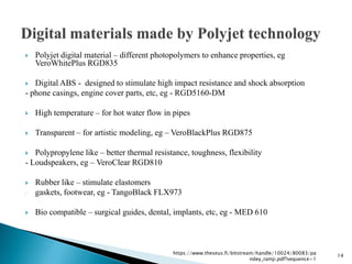 Materials for 3D Printing | PDF