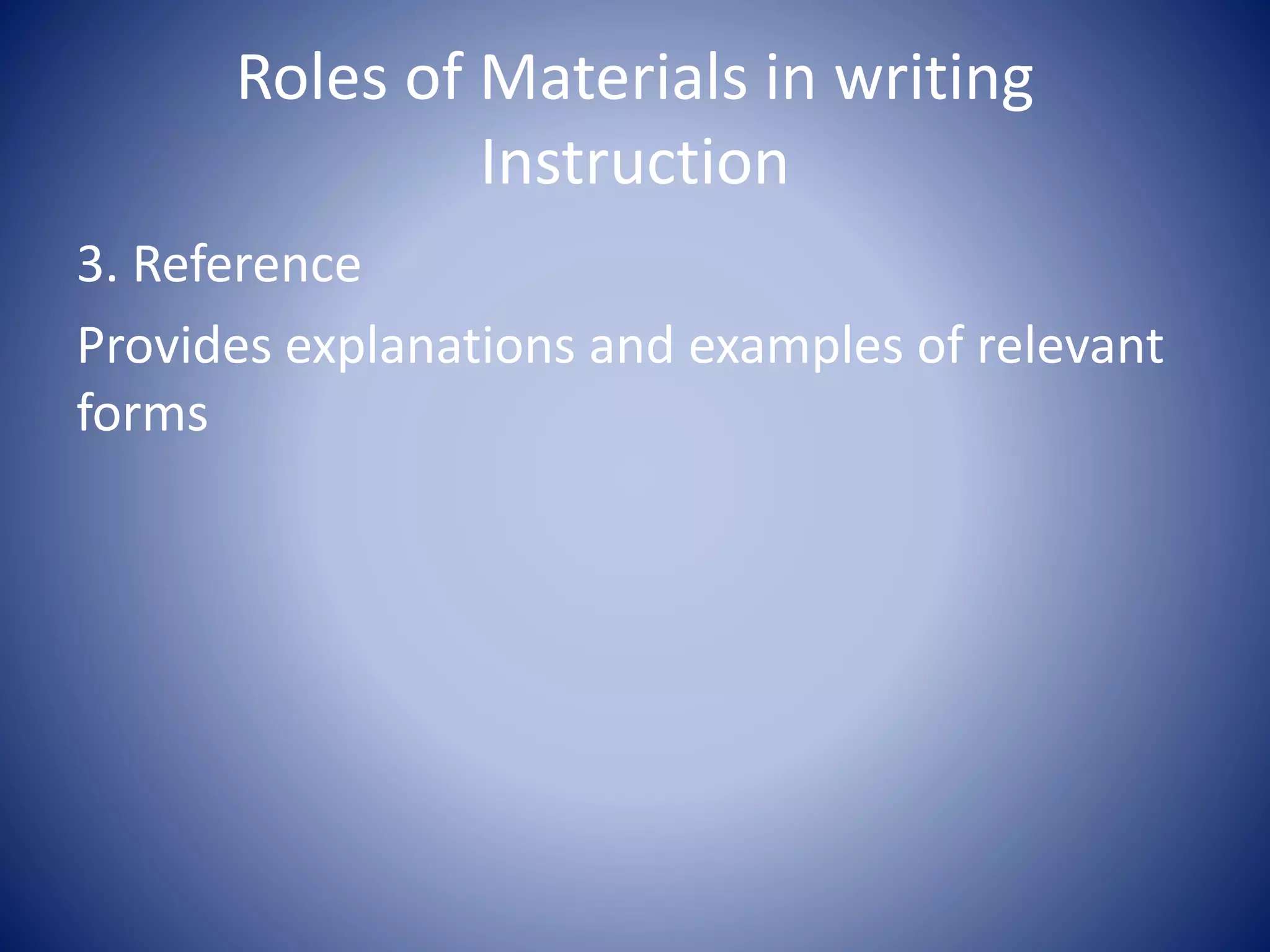 Materials for developing writing skills | PPTX