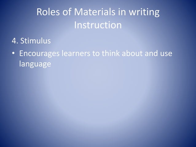 Materials for developing writing skills | PPTX
