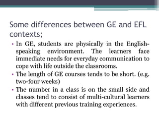 Materials for general english | PPTX