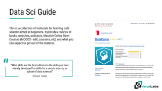 Materials for getting started with data science | PDF