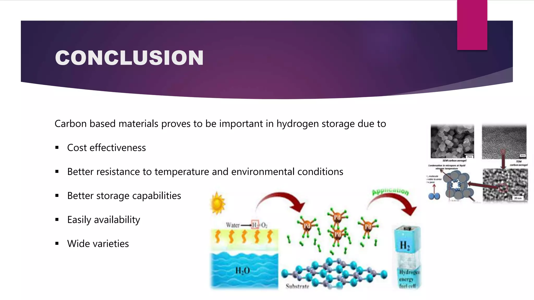 Materials for hydrogen storage | PPTX