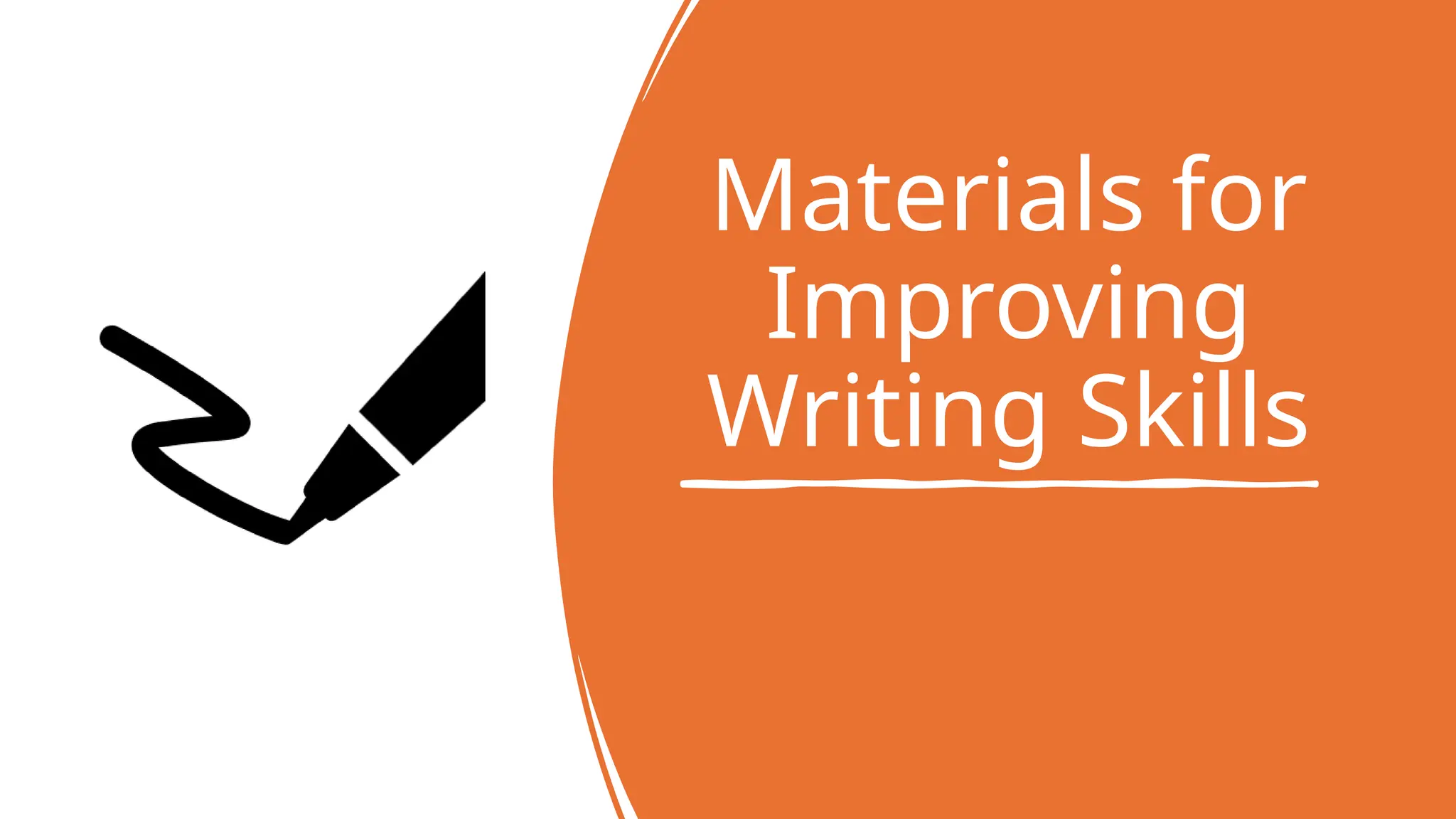 Materials for Improving Writing Skills.pptx