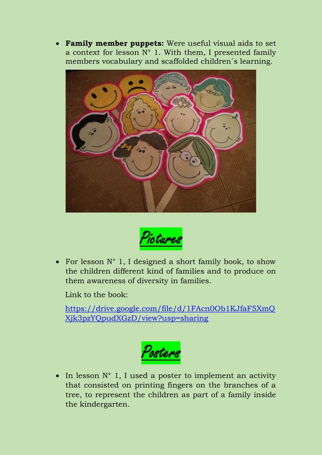 Materials for kindergarten | PDF