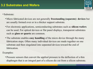 Materials for MEMS | PPT