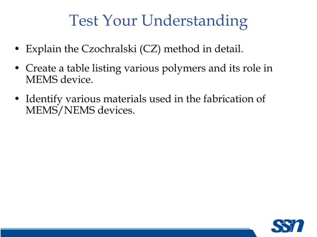 Materials for MEMS.pdf | Chemistry | Science