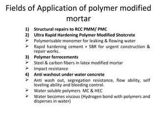 Materials for rcc repairs and rehabilitation | PPT