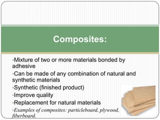 Materials in construction | PPTX